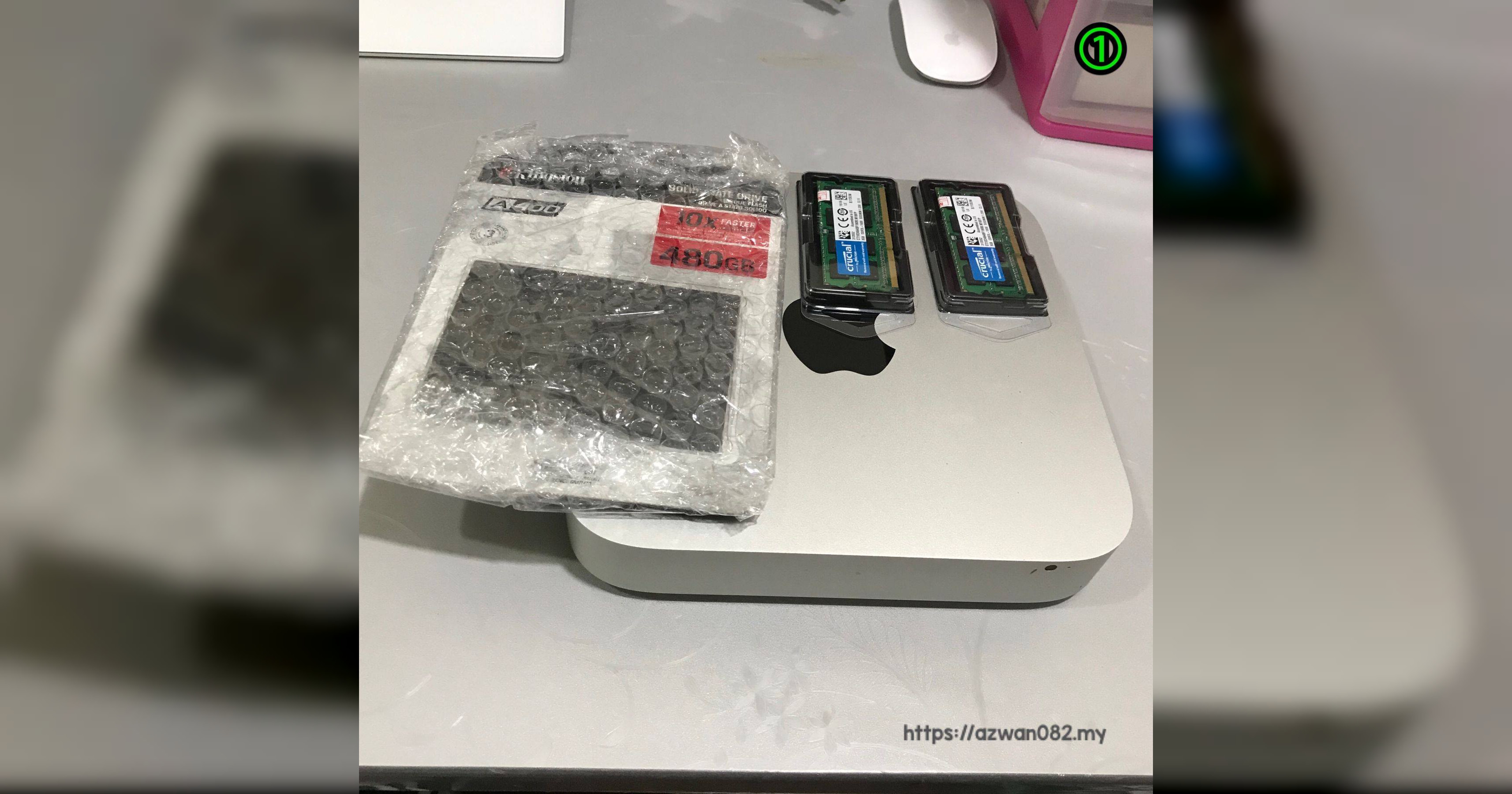 Upgrade SSD & RAM Mac mini, part 1