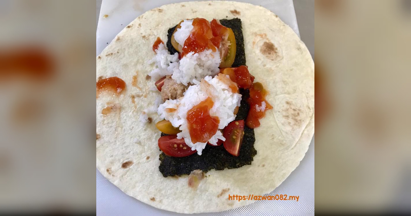 Nama lain untuk tortilla wrap adalah burrito