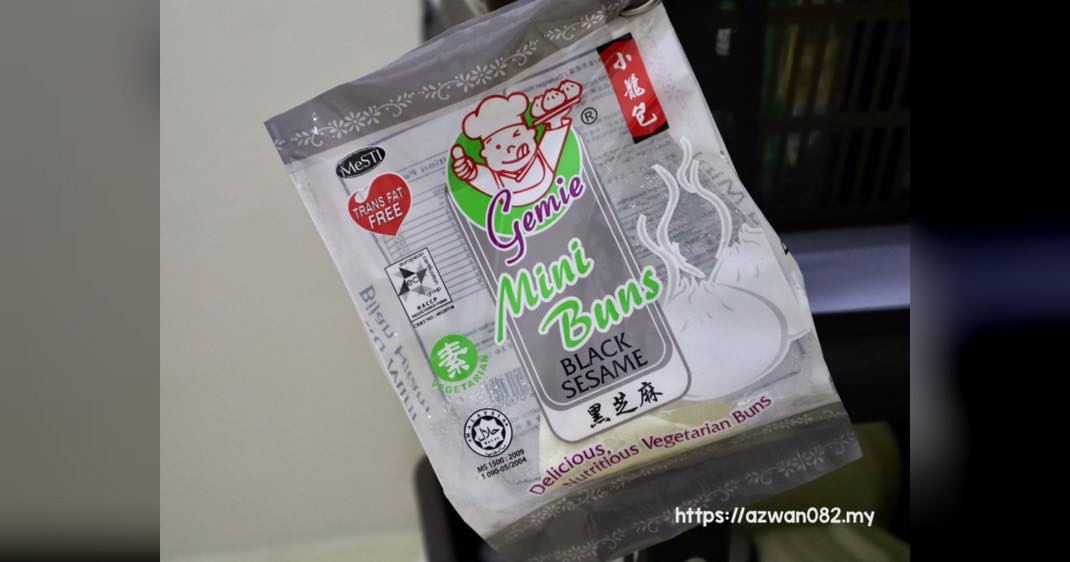 Lama tak makan pau bijan hitam