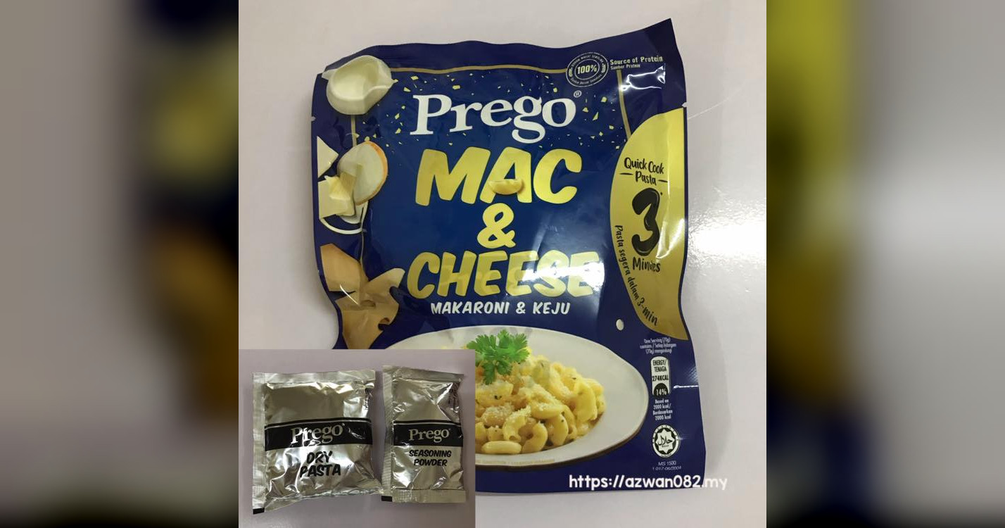 Mac & cheese segera Prego