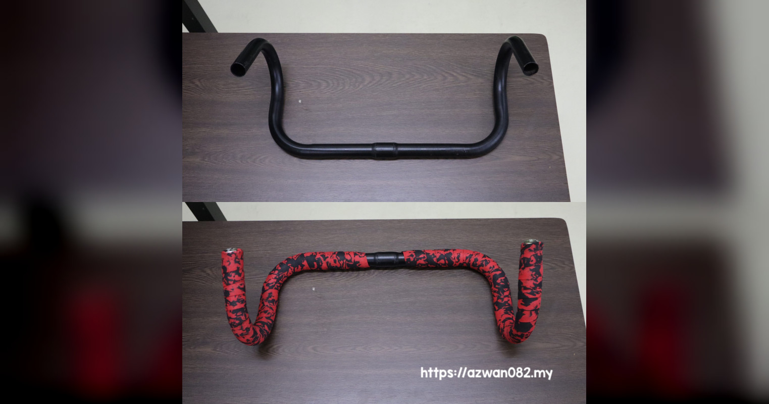 Balut sendiri handle bar basikal